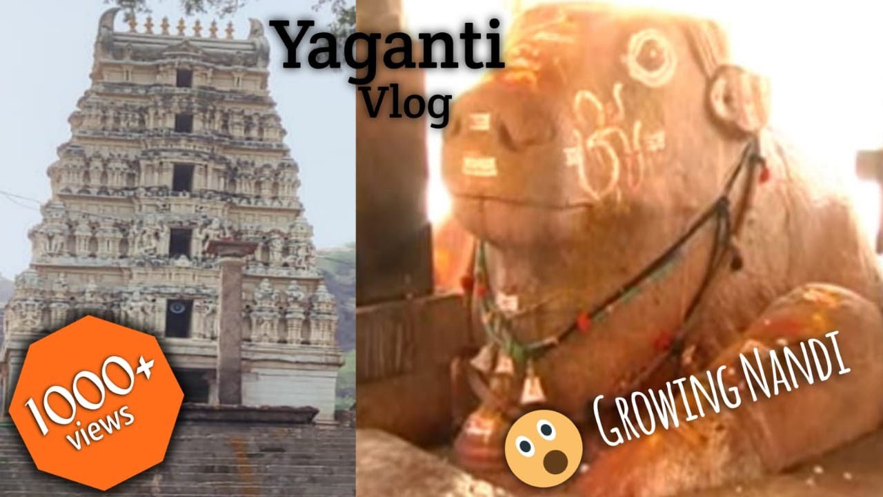 Yaganti Basavanna Temple | yaganti History In Telugu | Growing Nandi ...