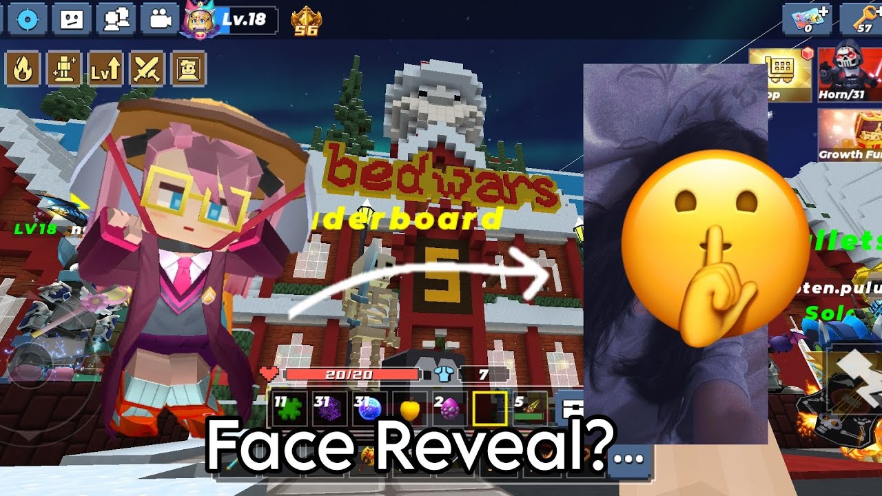 Face Reveal!?With bedwars montage Bedwars|BlockmanGo - YouTube
