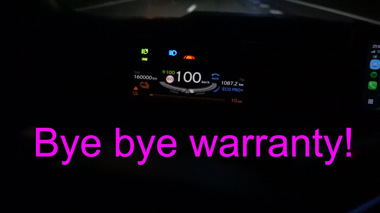 Goodbye warranty, we had our FUN! We are on our own now. - YouTube