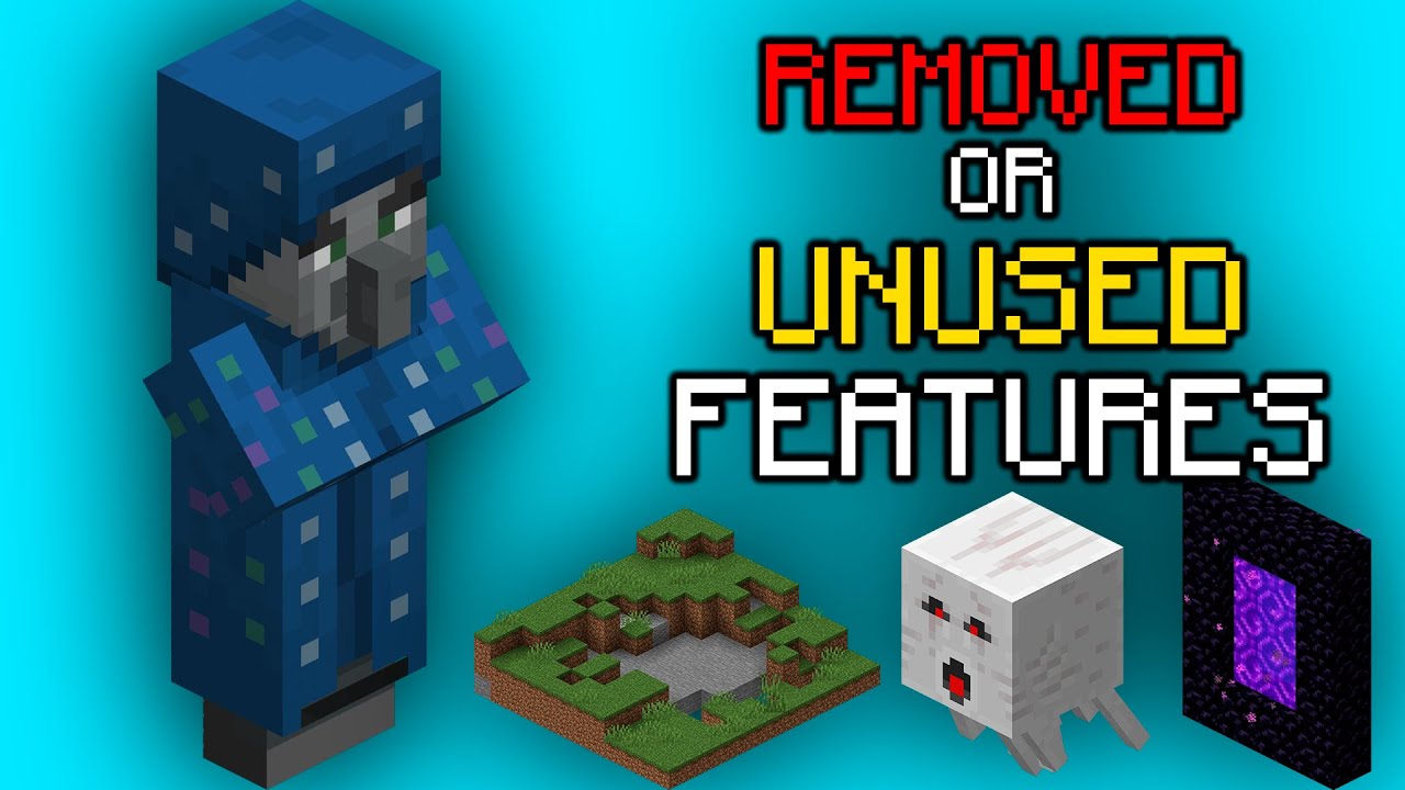 Interesting Removed or Unused Features in Minecraft - YouTube