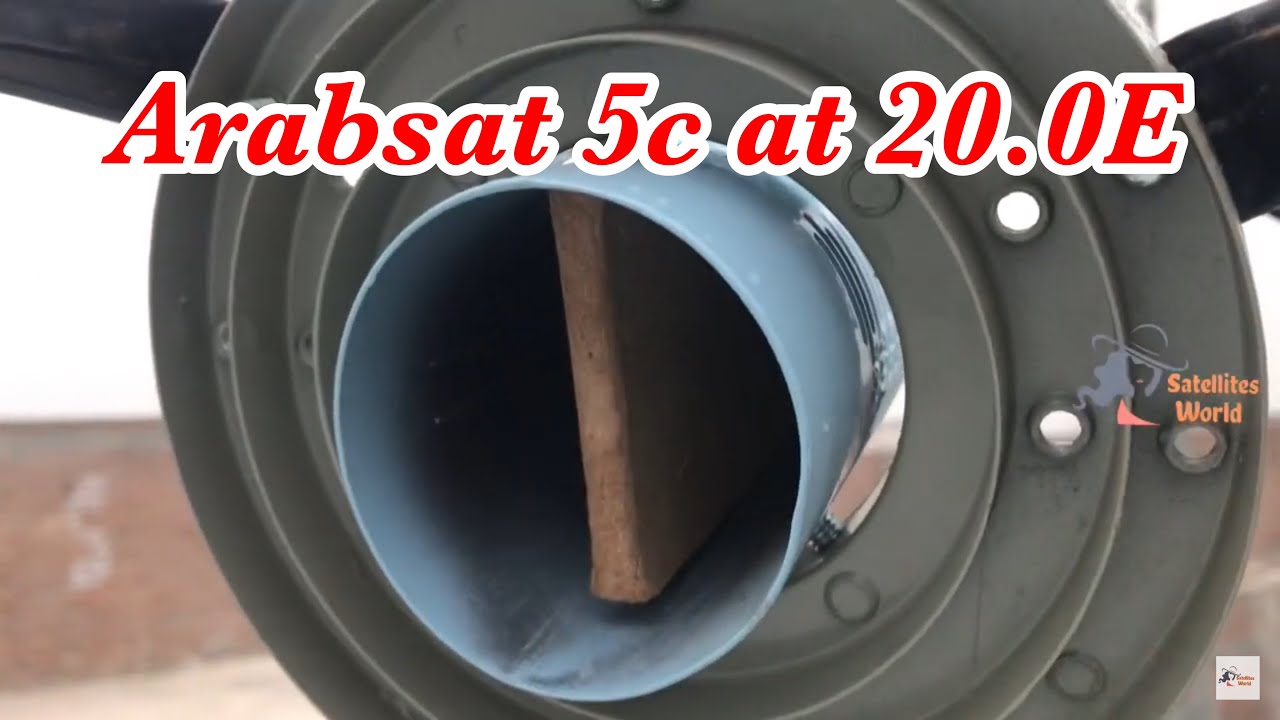 Arabsat 5C at 20.0°E | Arbsat 20e latest update | #Satellitesworld # ...