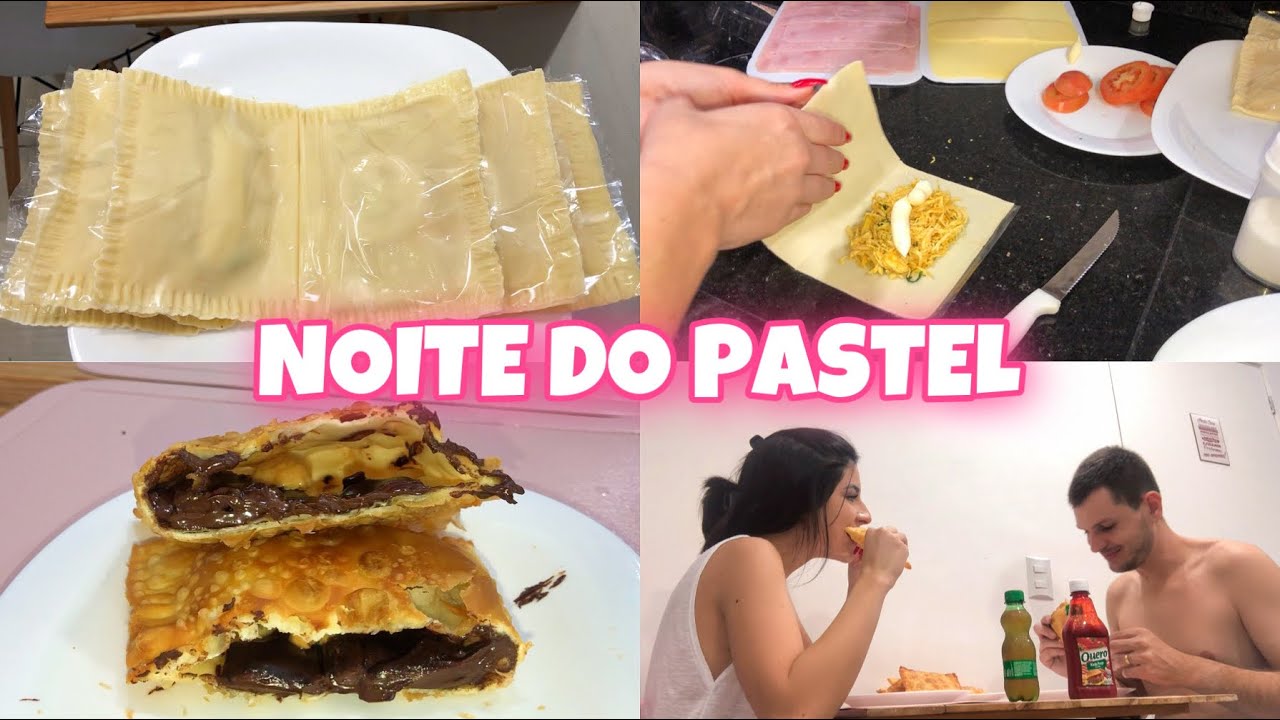 FIZ A NOITE DO PASTEL! SALGADO E DOCE - YouTube