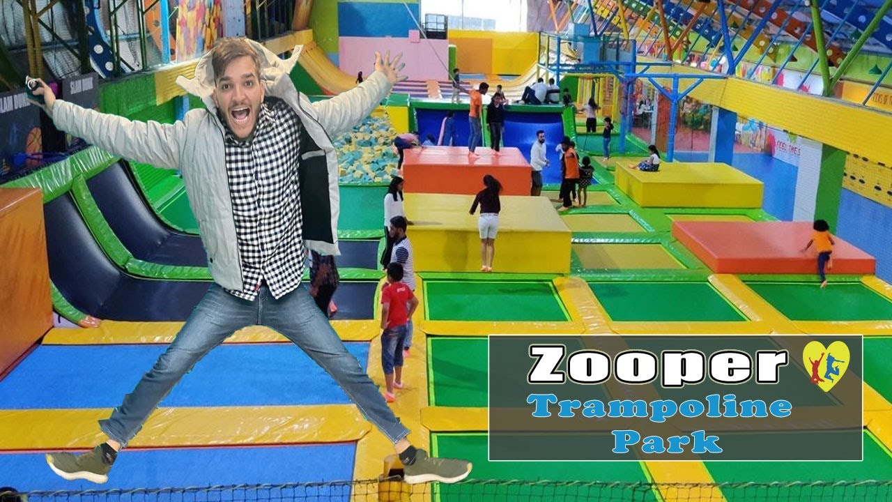 #Zooper Trampoline Park Gurugram - Ticket Price & Activities Vlogs ...
