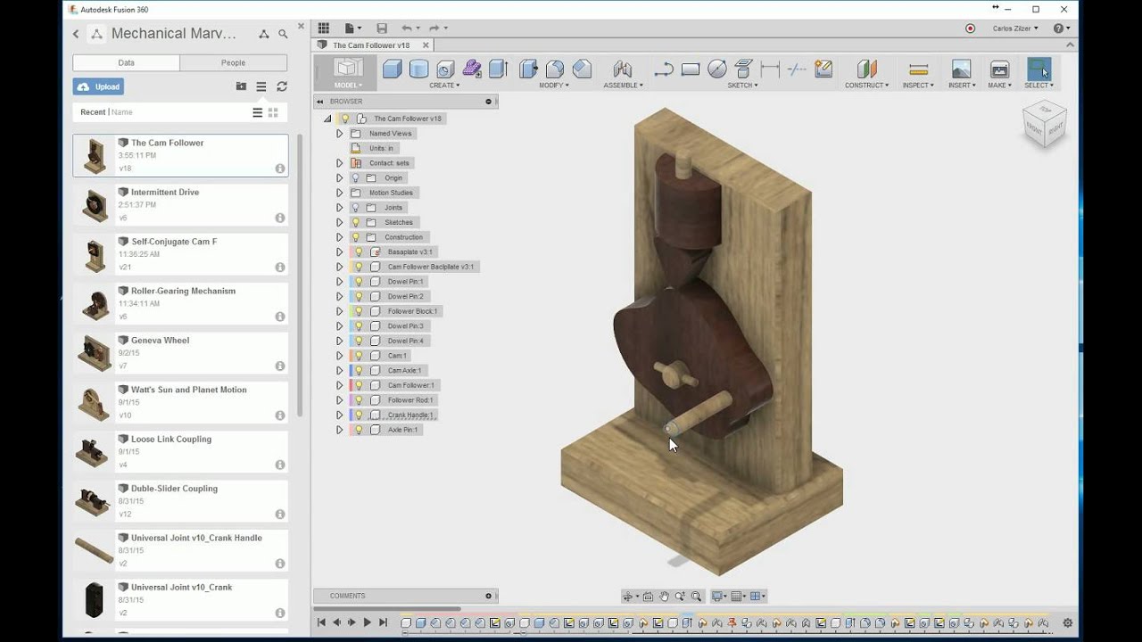 The_Wooden_Cam_Follower.mp4 - YouTube