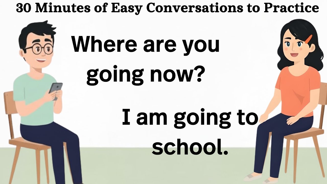 30 Minutes of Easy Conversations to Practice English Speaking and ...