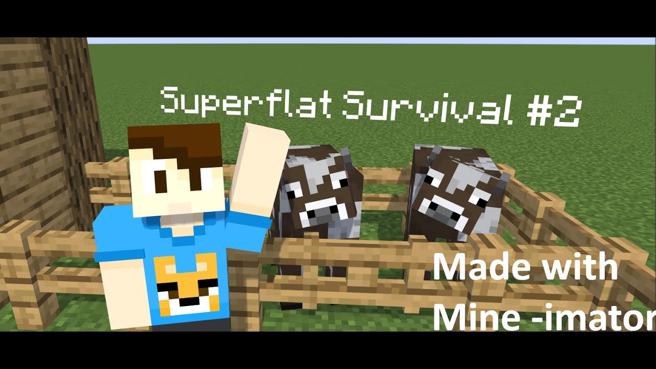 Minecraft Superflat Survival: Making a Farm - YouTube