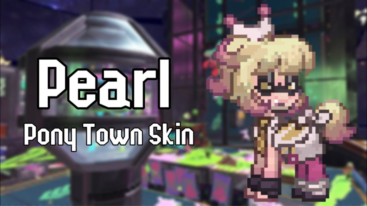 🐙 | Pearl Pony Town Skin Tutorial ~ Splatoon - YouTube
