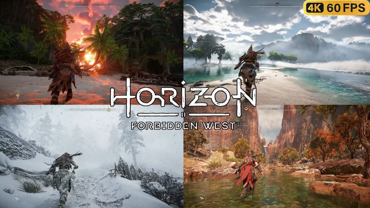Zerei o Horizon FW e gravei os cenários mais bonitos do jogo! - YouTube