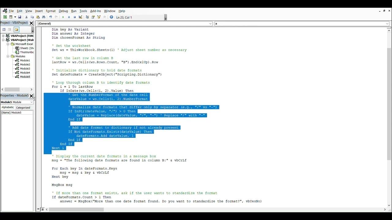 Supply Chain Analysis 56 VBA Automatization 31 - YouTube