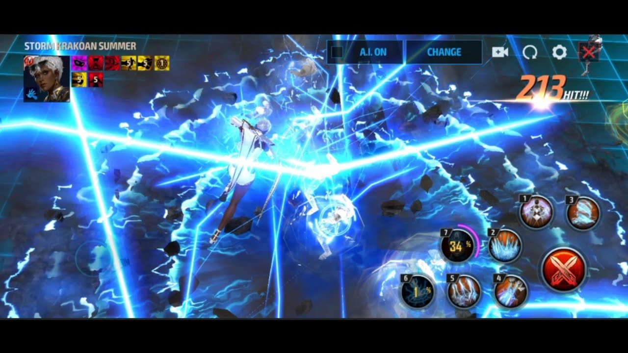 Storm in Krakoan Summer suit skills preview | Marvel Future Fight - YouTube