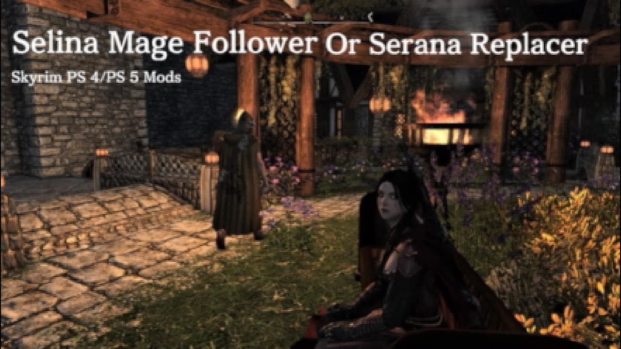 Skyrim PS 4/PS 5 Mods Selina Mage Follower Or Serana Replacerセラーナタイプの ...