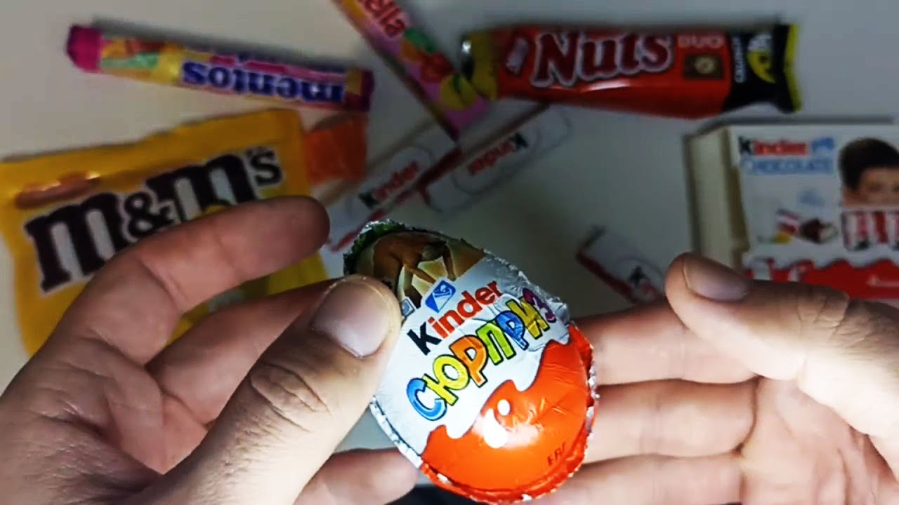 Kinder Most Delicious ASMR | Satisfying Relaxing Candy | Unboxing Yummy ...
