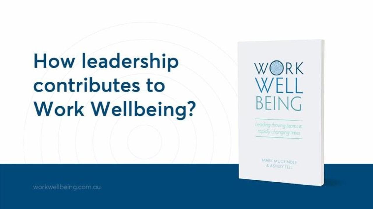 How leadership contributes to Work Wellbeing? - YouTube