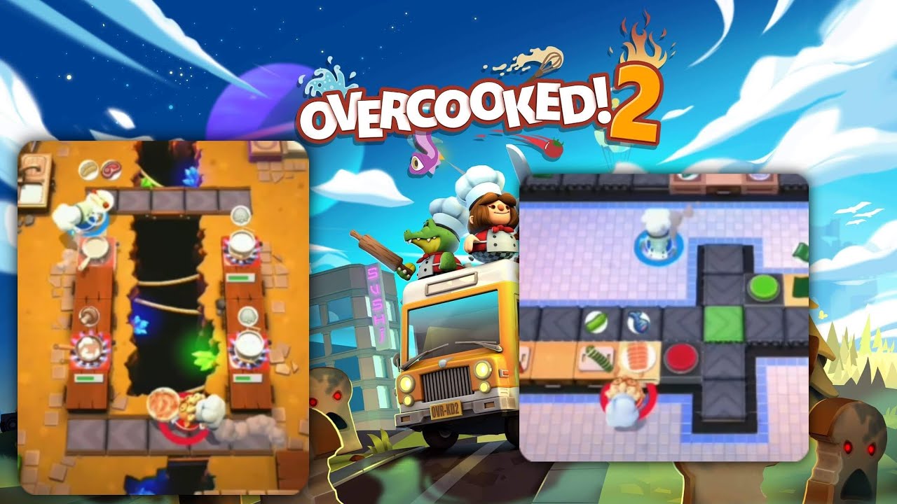 Overcooked 2 - Gameplay 4-5 e 4-6 DUPLA - YouTube