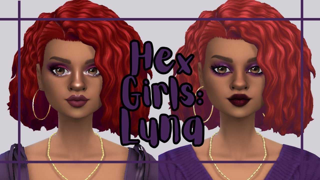 🎃 Halloween 2022: Luna - The Hex Girls // Sims 4 + CC // Create A Sim 🎃 ...