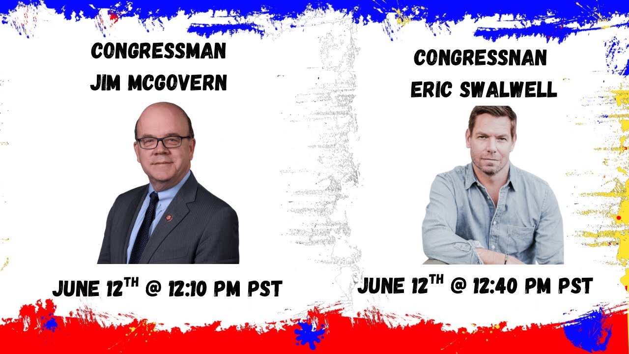📢 LIVE: Reps. Eric Swalwell & Jim McGovern — Stopping the Fascist ...