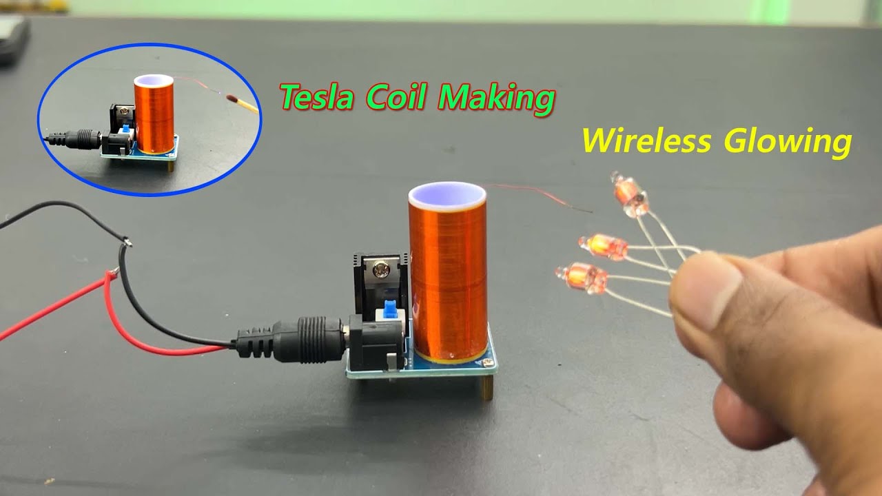 Make Your Own Tesla Coil: Shocking Science Experiment | Build and Spark ...