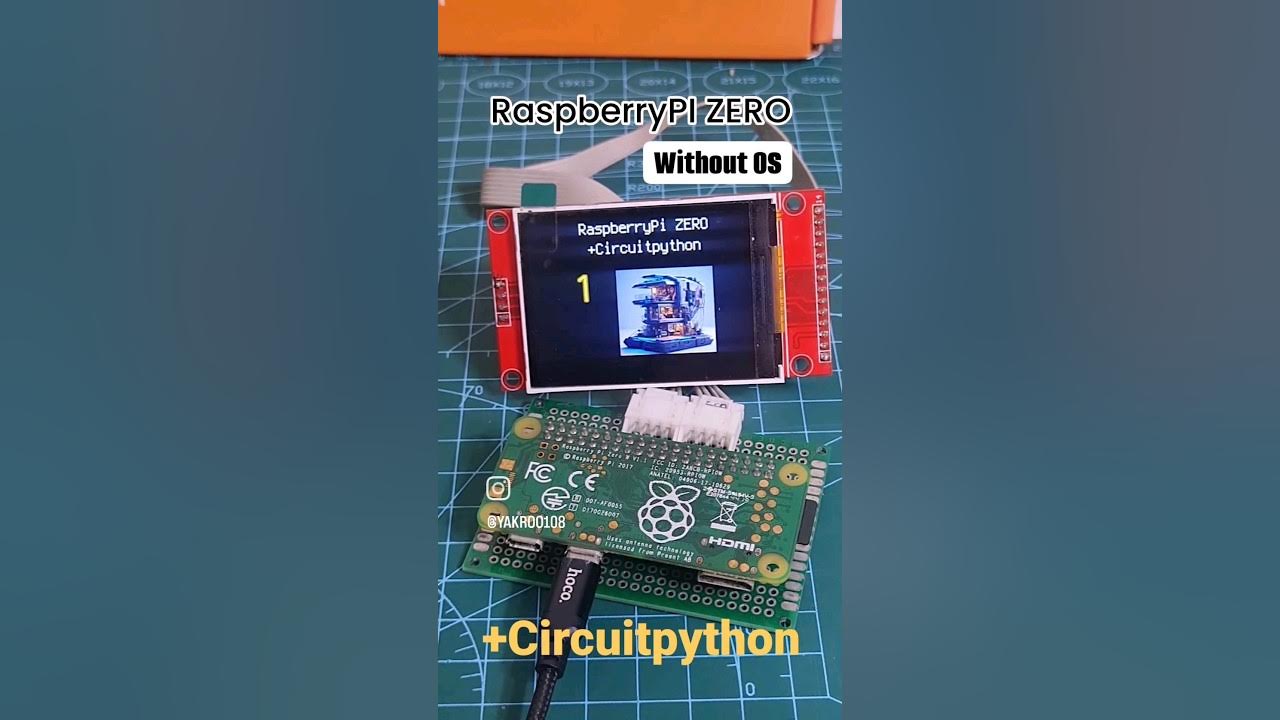Raspberry Pi ZERO without OS + Circuitpython #diy #circuitpython - YouTube