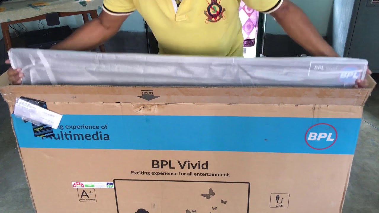 BPL 50 inch. Full HD LED tv unboxing & first look - YouTube