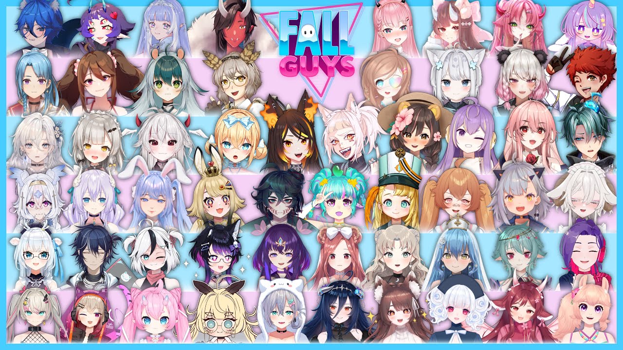 【FALL GUYS】 50+ vtuber giant tournament??!!! (COLLAB) - YouTube