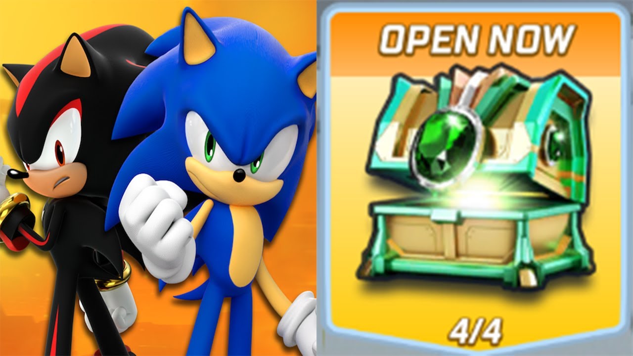 Sonic Forces Speed Battle - Open EMERALD Chest - All 69 Characters ...