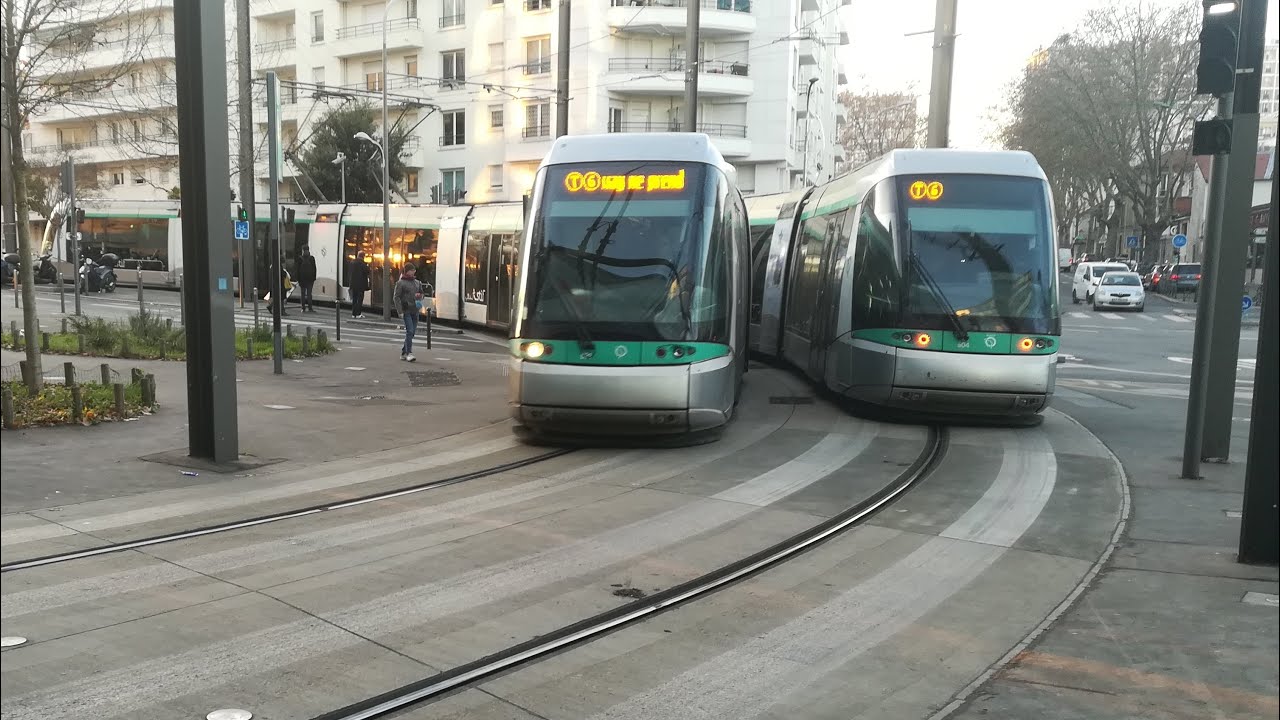 Tramway T6 Châtillon-Montrouge - Viroflay-Rive Droite Translohr STE6 ...