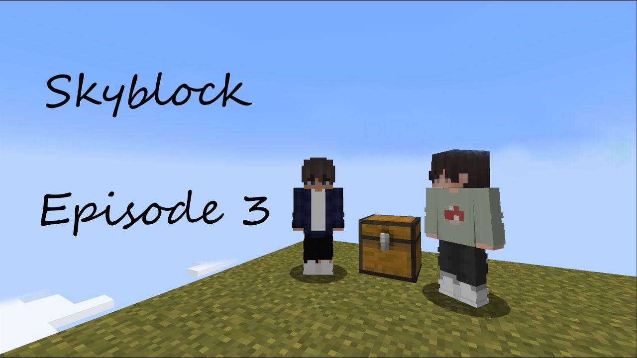 Day 3 of Surviving Minecraft Skyblock! - YouTube