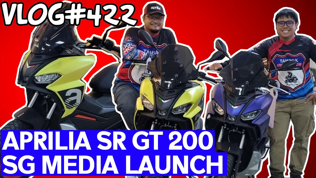 Aprilia SR GT 200 Singapore Media Launch | Vlog#422 - YouTube