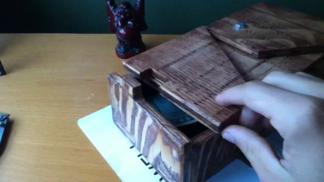 My Handmade Puzzle Stash Box - YouTube
