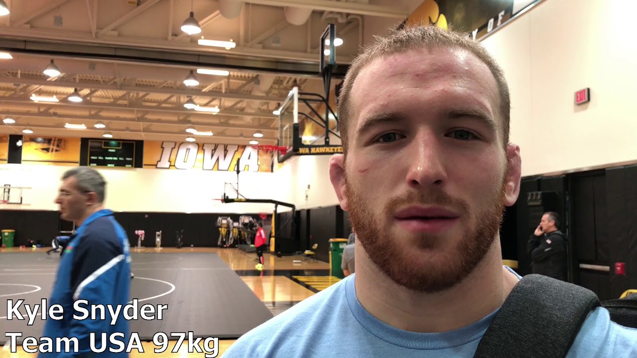 Team USA's Kyle Snyder discusses training camp, wrestling inside Carver ...
