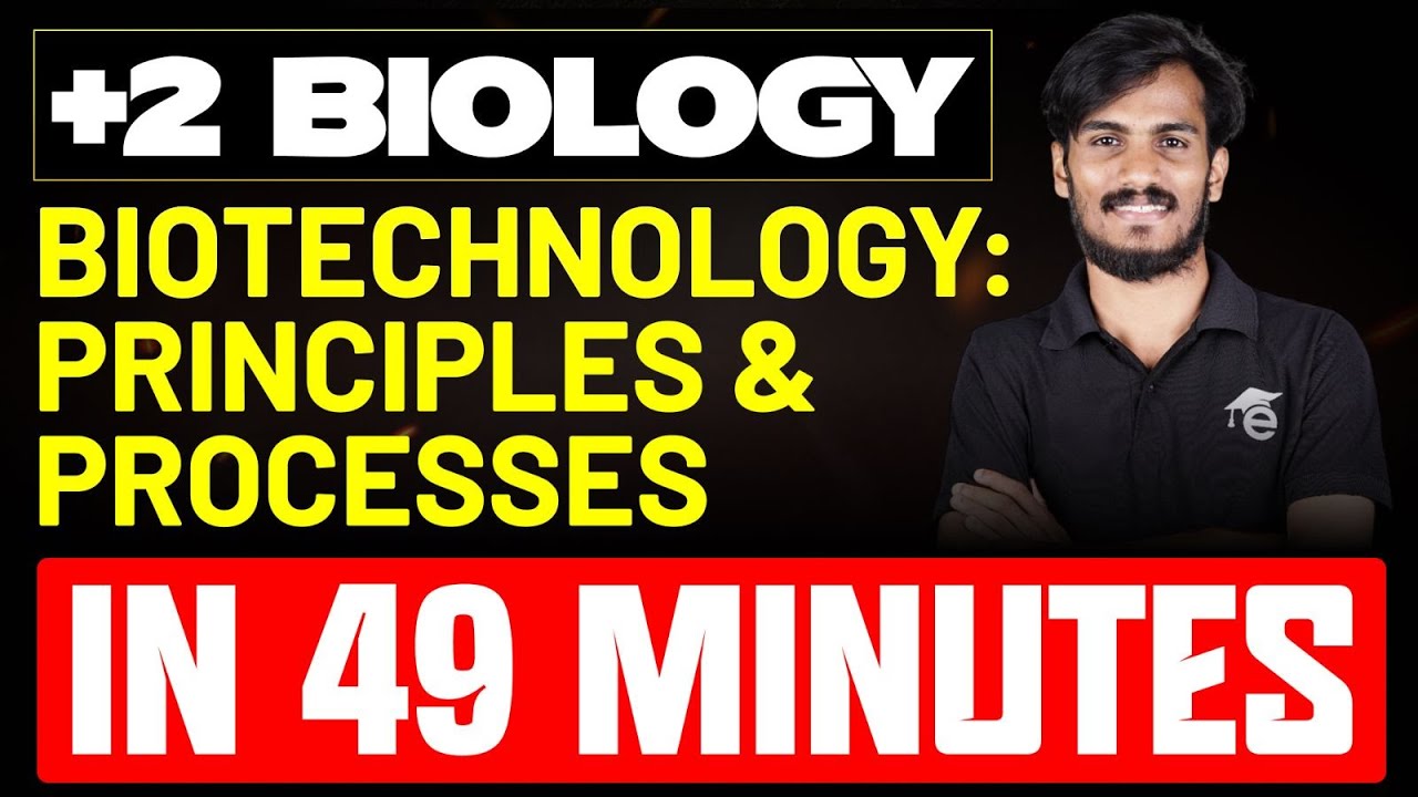 Plus Two Biology | Biotechnology: Principles and Processes Summary ...