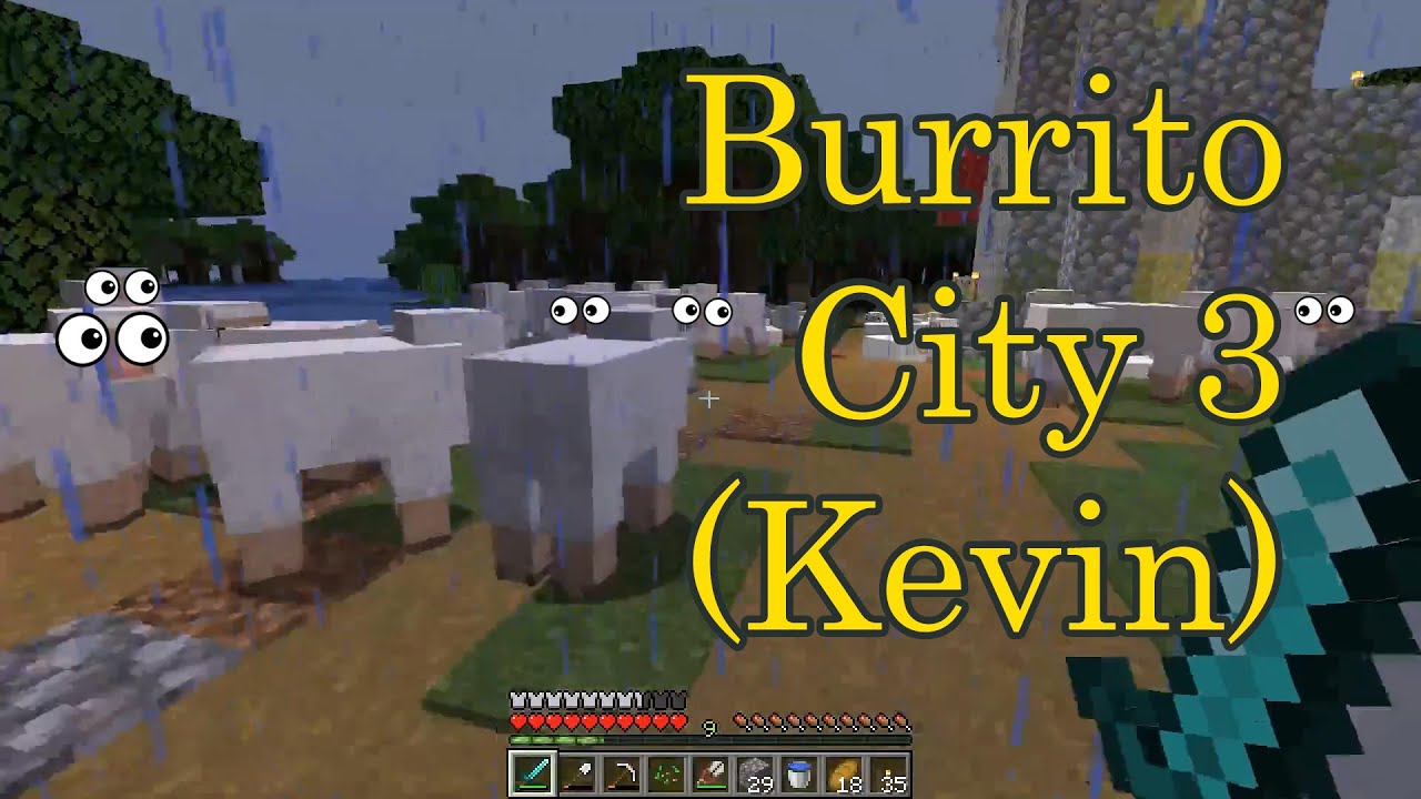 Minecraft: Burrito City #3 (Kevin) - Sheepocalypse! - YouTube