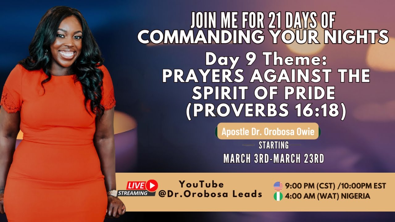 🔥PRAYERS AGAINST THE SPIRIT OF PRIDE - YouTube