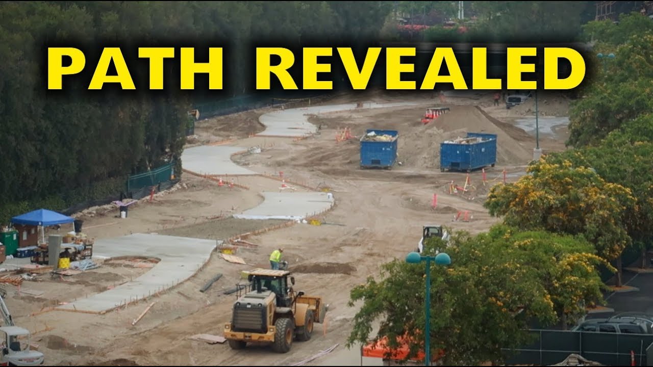 Pedestrian Path Revealed - Disneyland Construction | 07/13/19 pt 68 ...