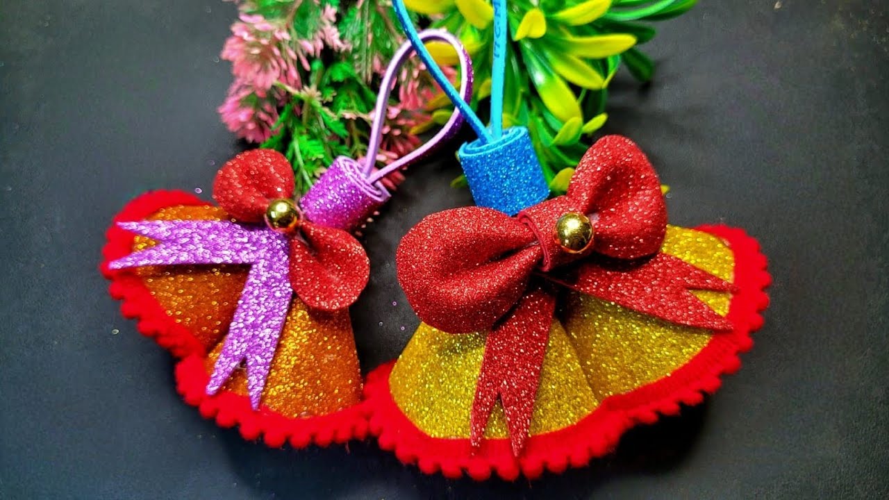How to make Christmas bells|Christmas decor items|Paper Craft ...