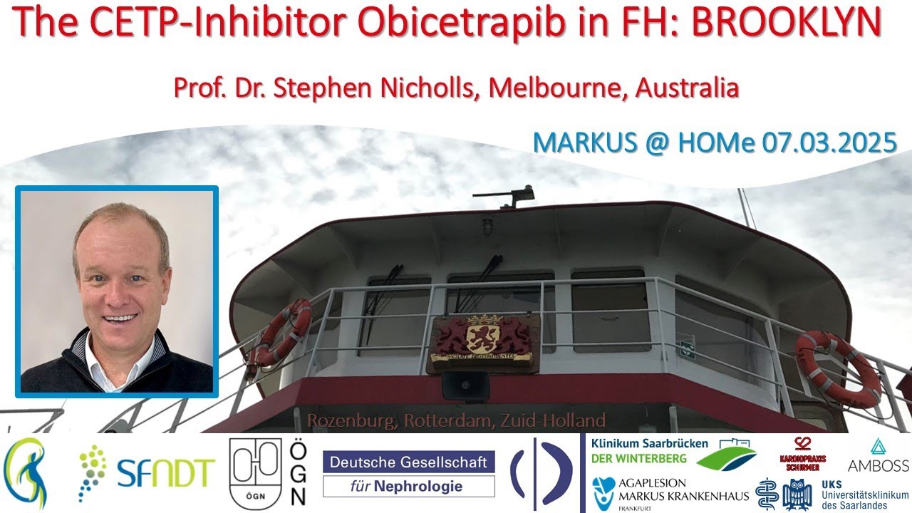 The CETP-Inhibitor Obicetrapib in FH: BROOKLYN - Prof. Dr. Stephen ...
