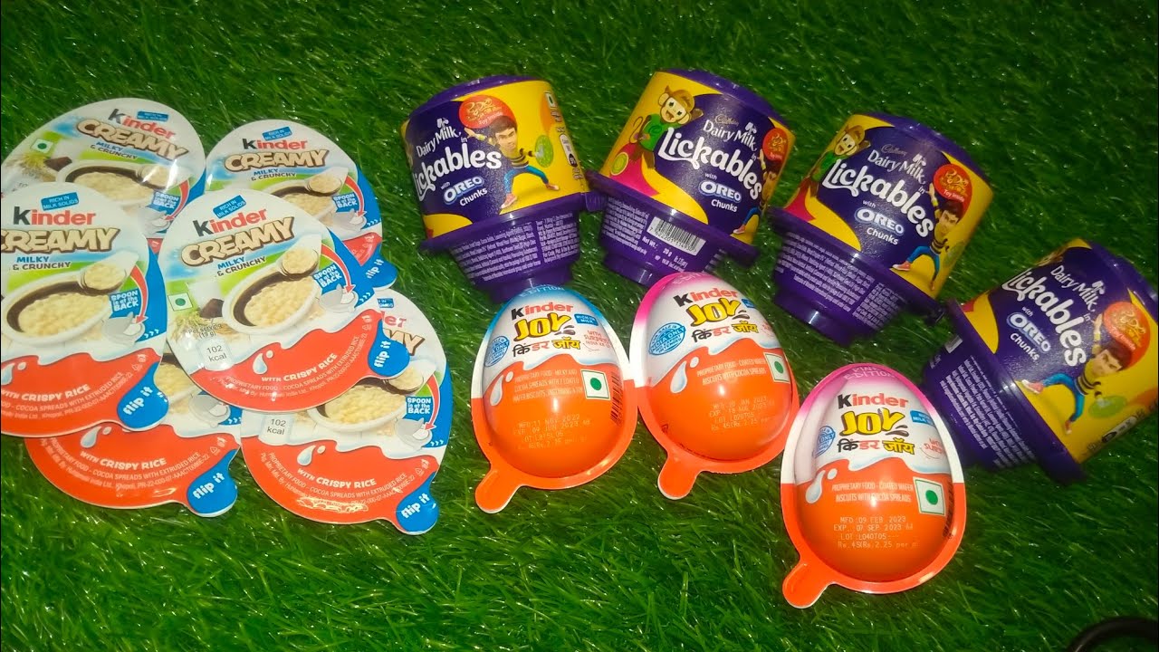 kinder Joy kinder cream chocolate dairy milk chocolate open video - YouTube