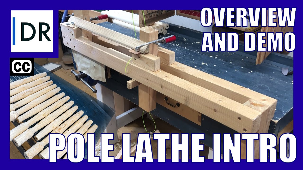 Cheapest Lathe Ever - Foot Powered [CC 🇬🇧🇺🇸🇩🇪] - YouTube