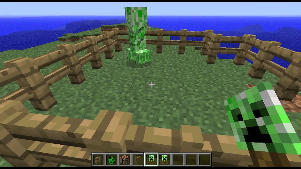 MINECRAFT Creeper Mascota MOD - 1.2.5 - YouTube