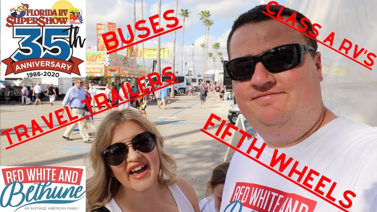 Florida RV Supershow 2020 - Buses and Fulltime RV Tours - YouTube