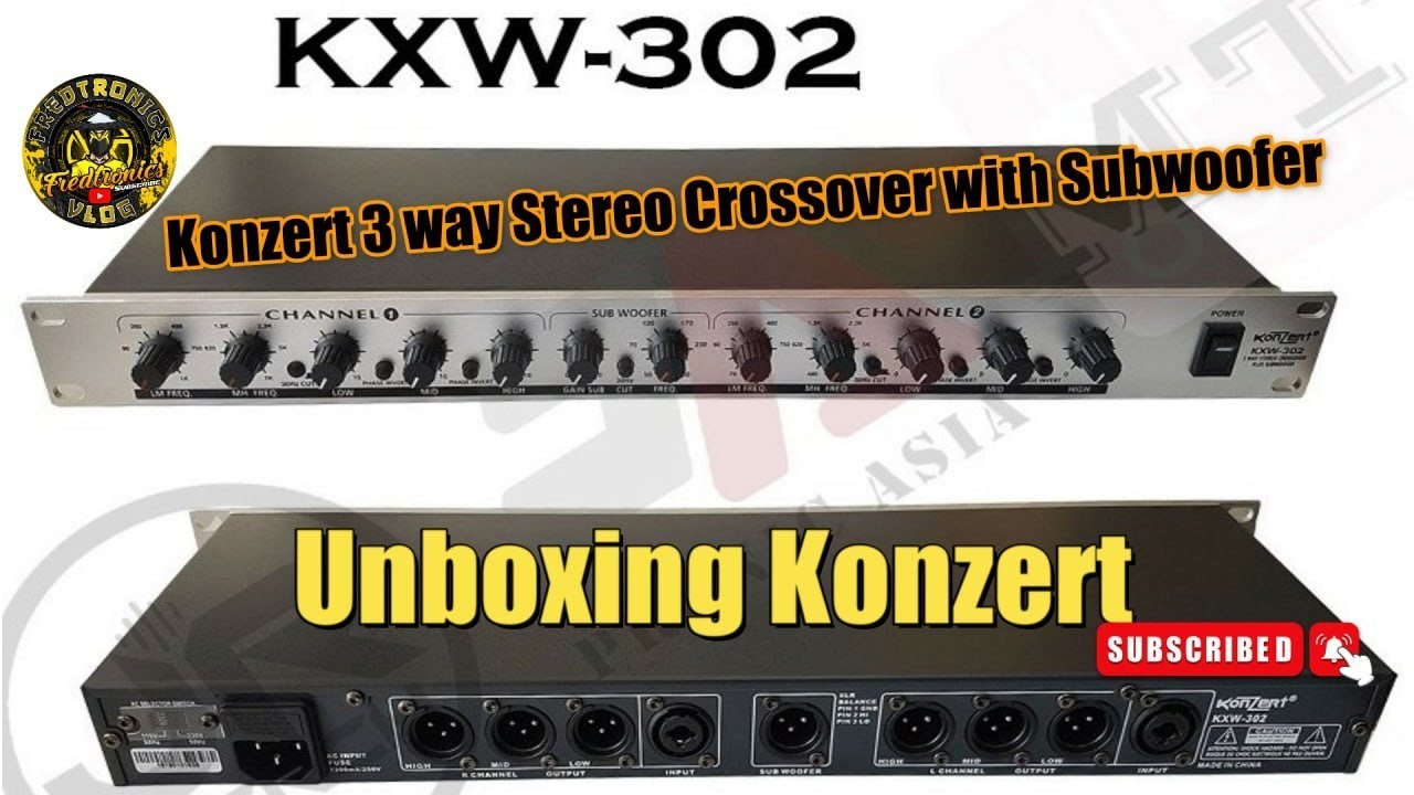 KONZERT crosover-302 UNBOX - YouTube