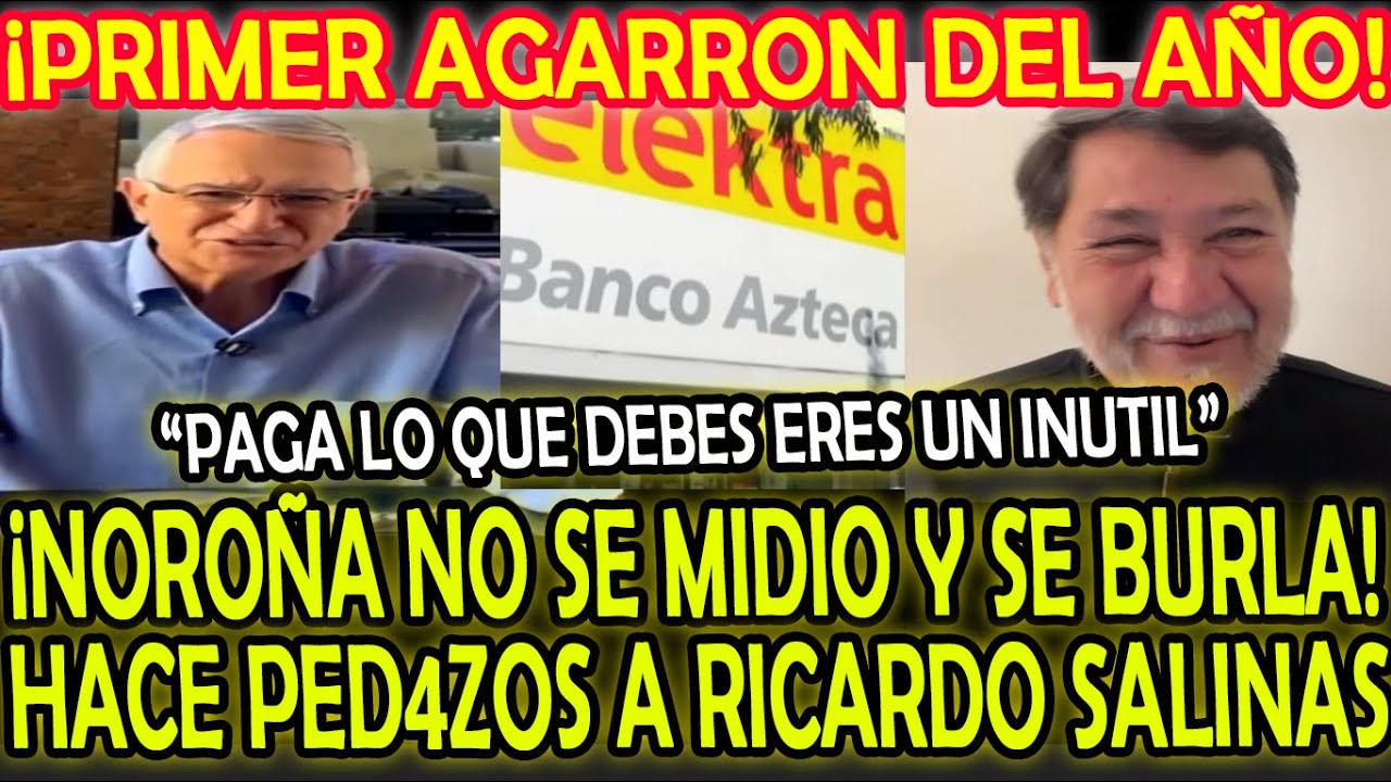 PRIMER AGARRON DEL AÑO NOROÑA NO SE MIDIO SE BURLA HACE PED4Z0S A ...