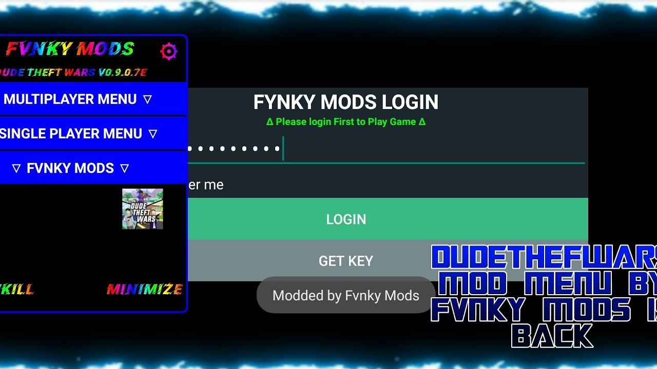 old mod menu by me Fvnky mods link coming soon - YouTube