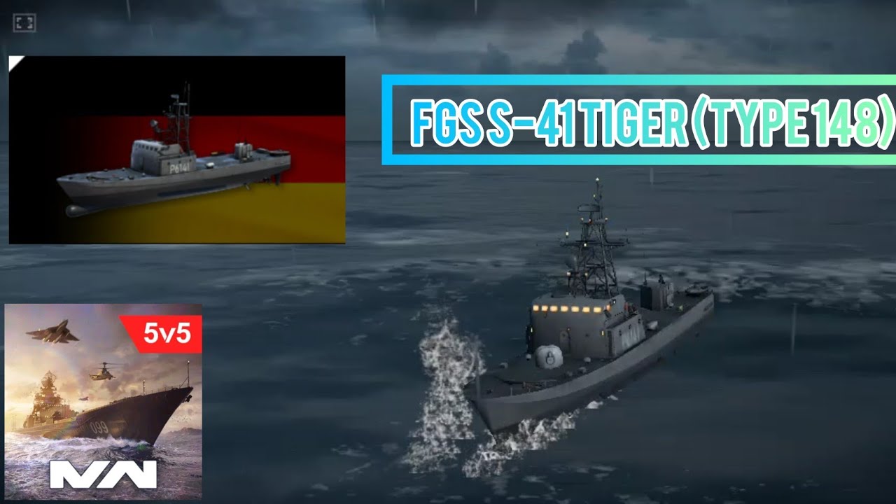 Modern Warships| FGS S-41 Tiger (Type 148) เรือประมง - YouTube