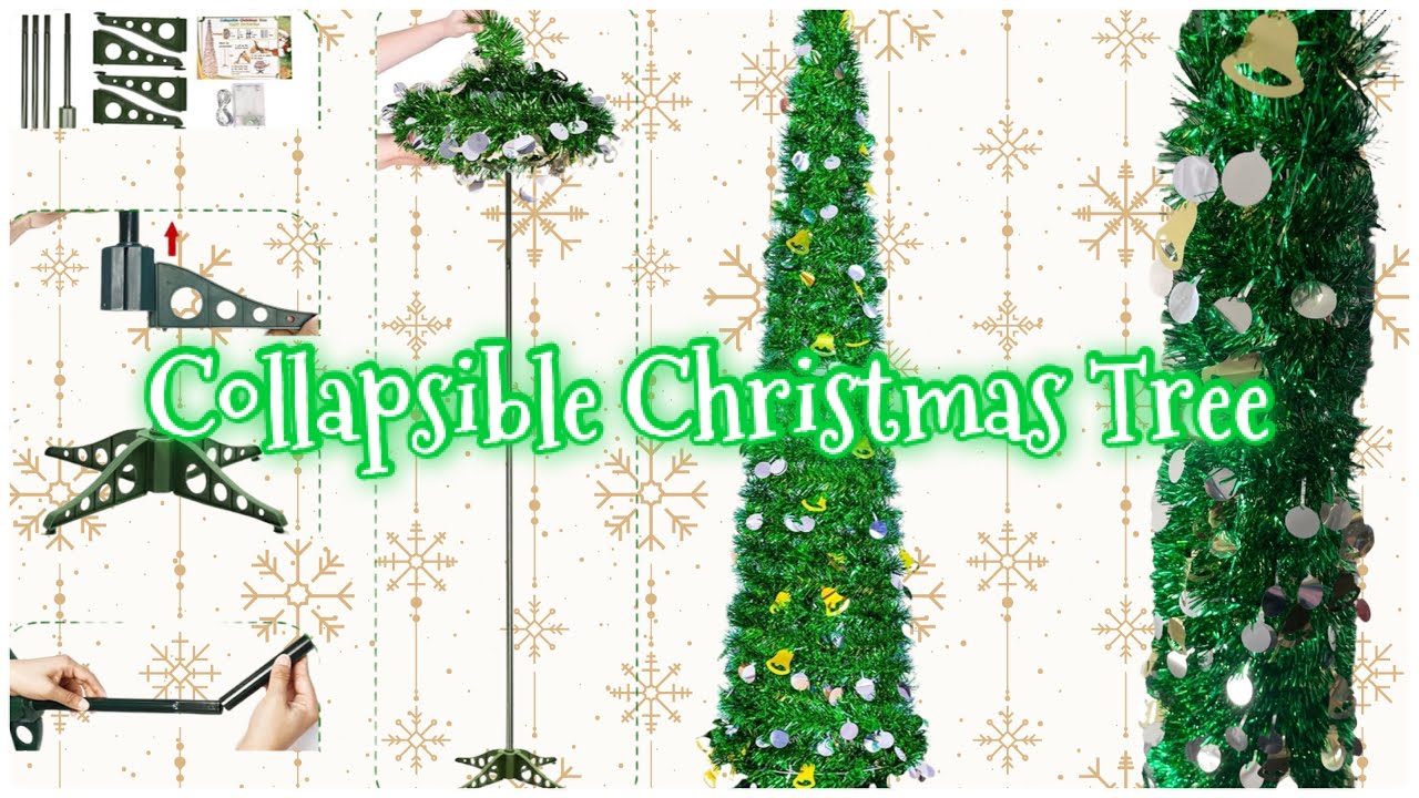 5ft Collapsible Christmas Tree - YouTube