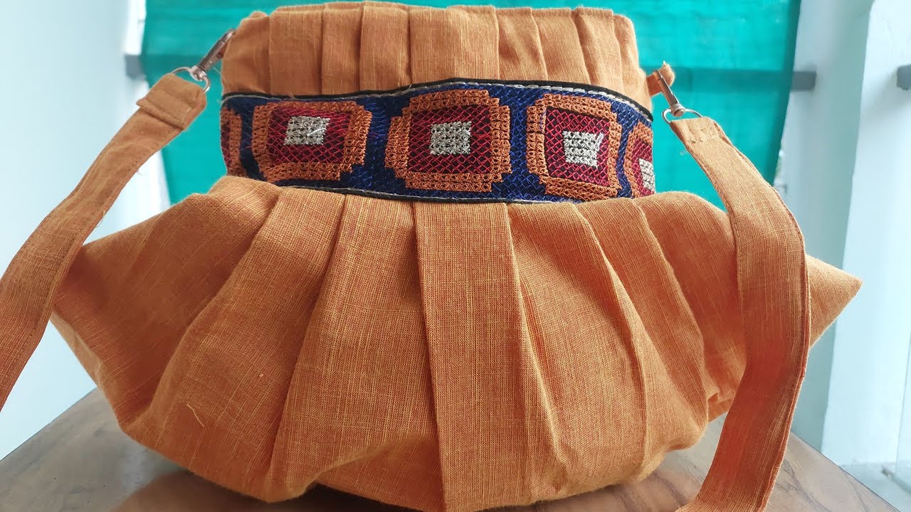 Beautiful sling bagDIY/ DIY sling bag/ Girl's sling bag/bag making ...