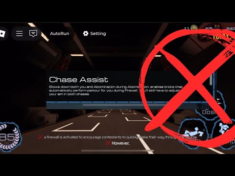 Beating firewall but without chase assist and on mobile in ROBLOX ...