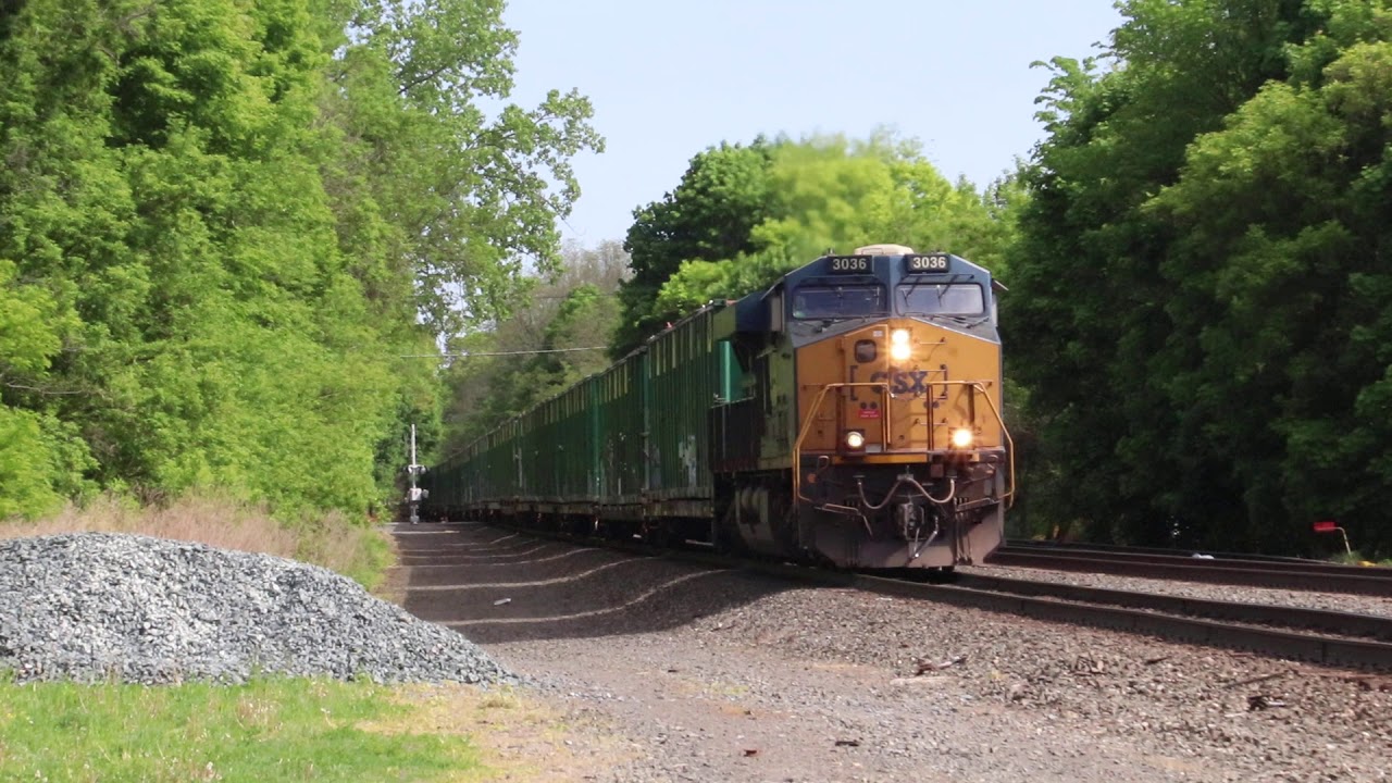 CSX Q627-25 past CP-VO - YouTube