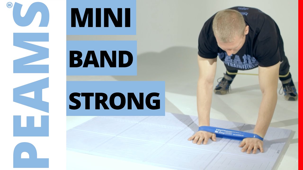 Plank Walk With Mini Band Around Wrists and Lower Legs | Instructional ...