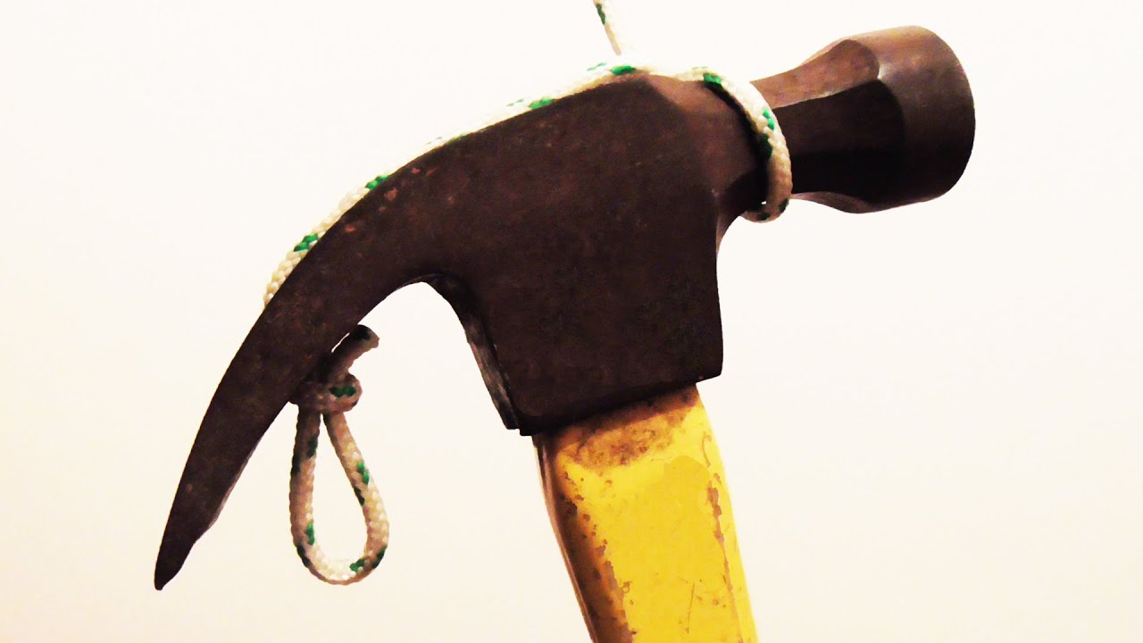 How To Hoist A Hammer - Hammer Sling Knot - YouTube